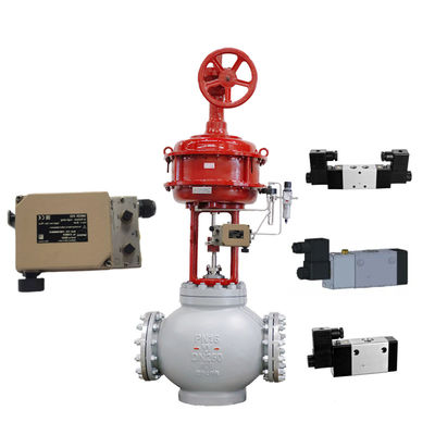 Asco Solenoid Valves And Samson 4763 Positioner For Samson Flow Control ...