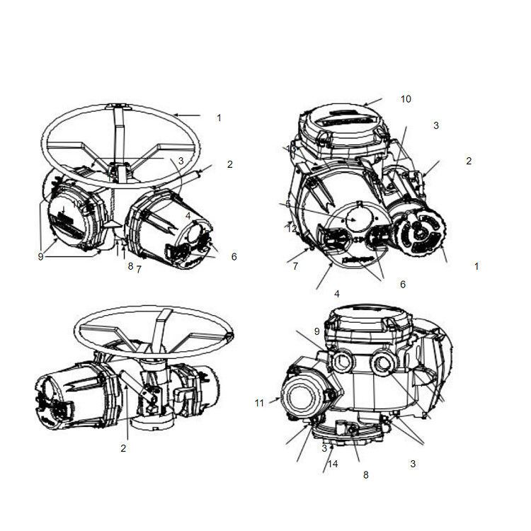 Limitorque MX - 100 MX - 85 MX - QX Electric Actuator Work With ...