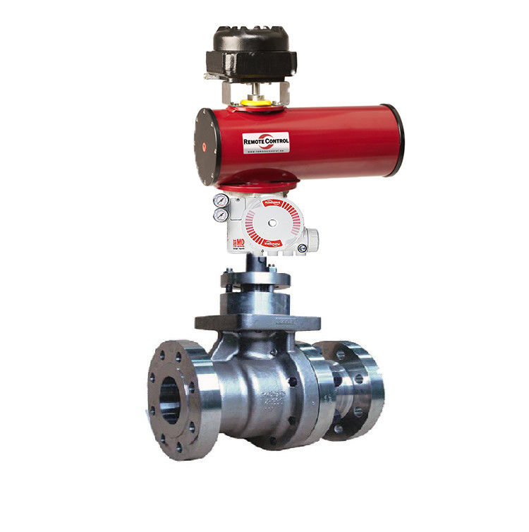 control valve KOSO 300W with rotork RC pneumatic valve actuator and ...