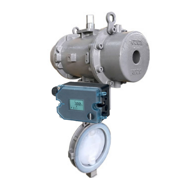 KOSO Pneumatic Samson Smart Positioner 3725-00 Butterfly Valve With ...