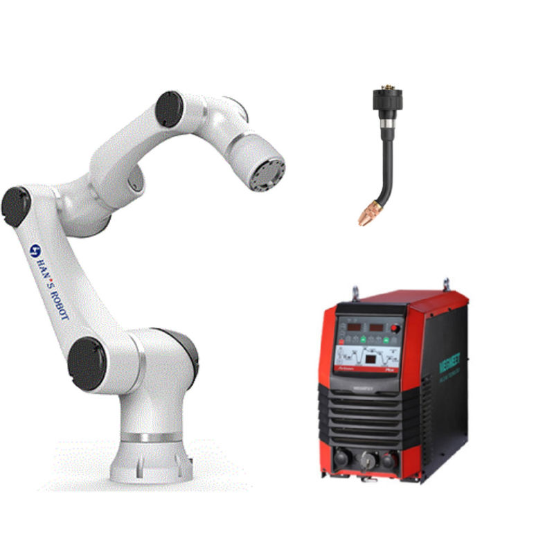6 Axis Hansrobot Cobot Elfin05-L Welding Collaborative Robot Arm with Welding Equipment for Welding