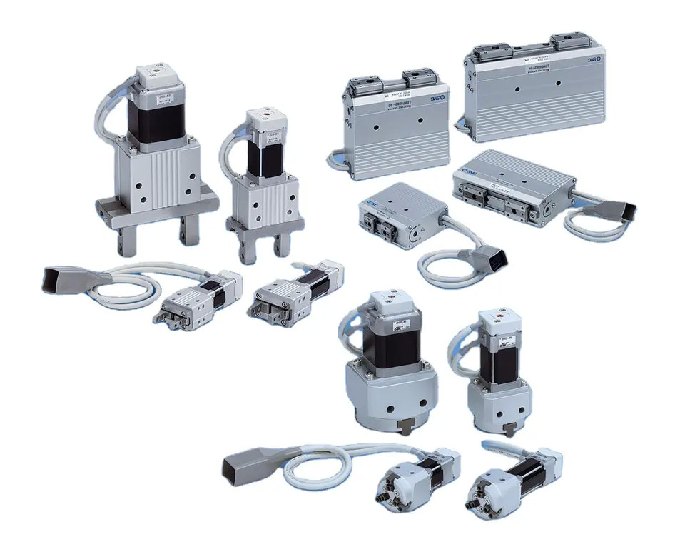 Ur Ur10 Cobot Robot With Smc Electric Gripper 3 Finger Type Lehs