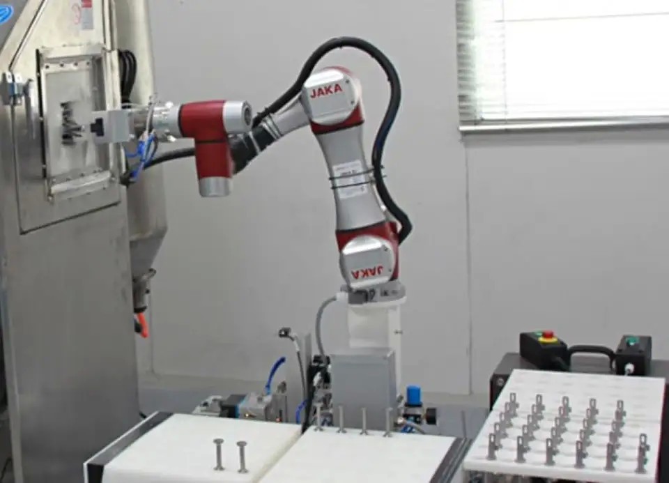 Jaka Zu 7 Collaborative Robot Arm 6 Axis Cobot With Smc Electric Gripper 2 Finger Type Lehz