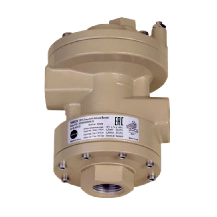 Control Valve Positioner With Samson 3755 Pneumatic Volume Booster And ...