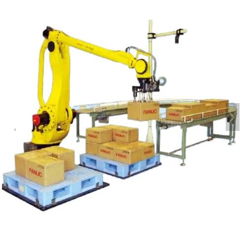 FANUC M-410iC/500 Palletizing Robot Arm 4 Axis Drive by AC Servo Motor 500kg Payload As ...