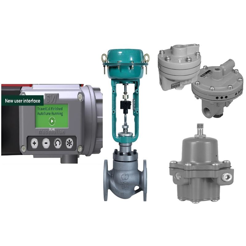 Masoneilan SVI3-21111212 Valve Positioner BR400 Volume Booster Fisher ...