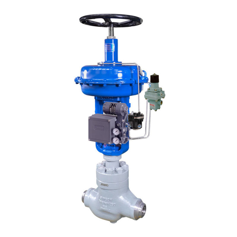 YT-300 Volume Electric Control Valve With Fisher 3582 Positioner And ...