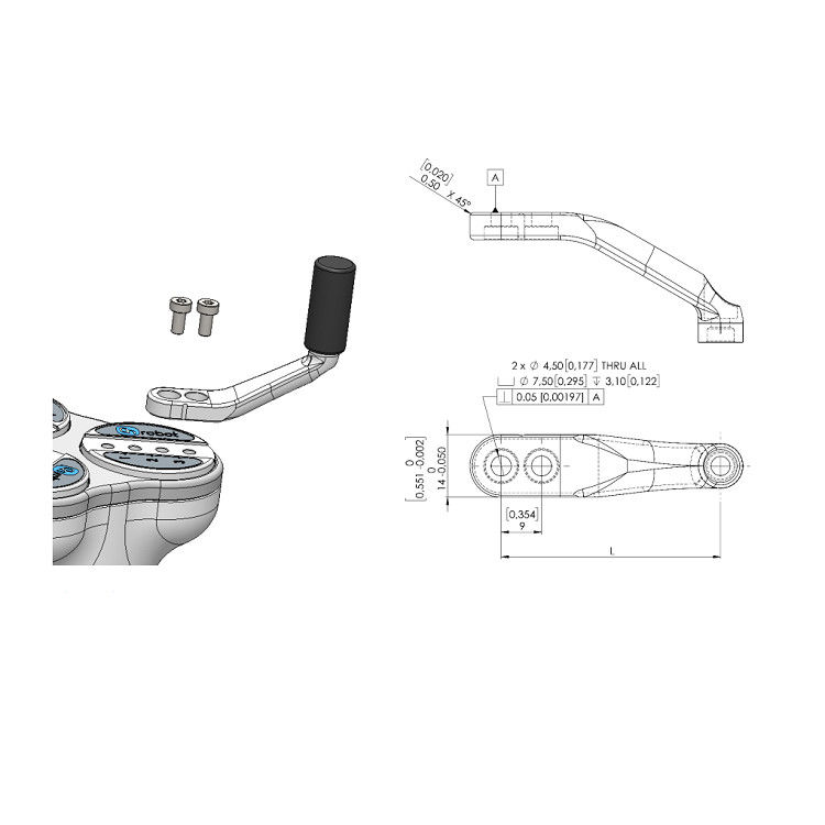 Large Stroke 3 Finger Gripper With 15KG Payload Work With Cobot And 6 ...