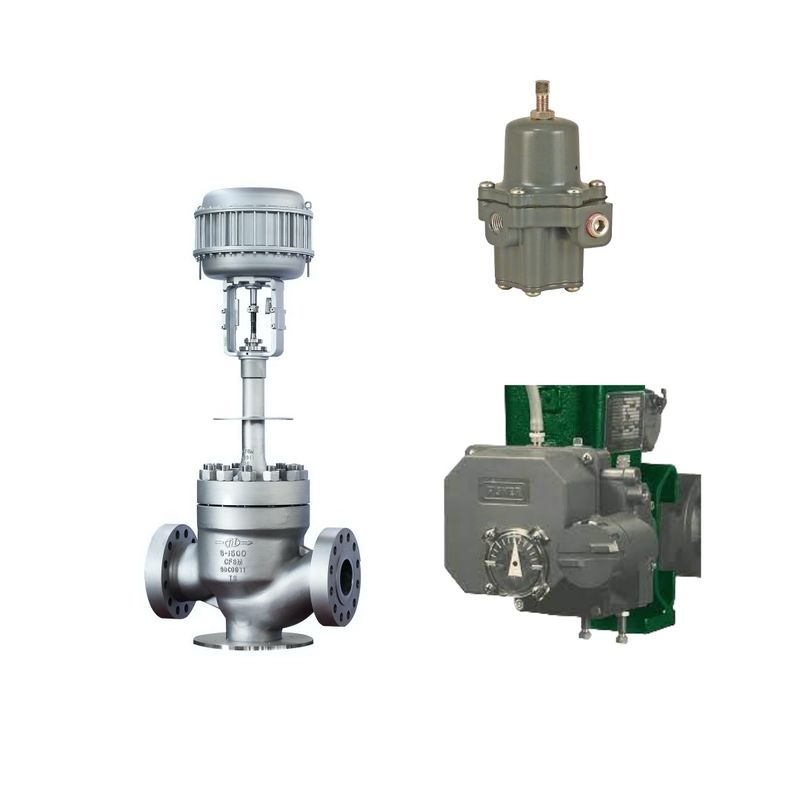 High Performance Control Valve With Fisher 3720 Electro-Pneumatic ...