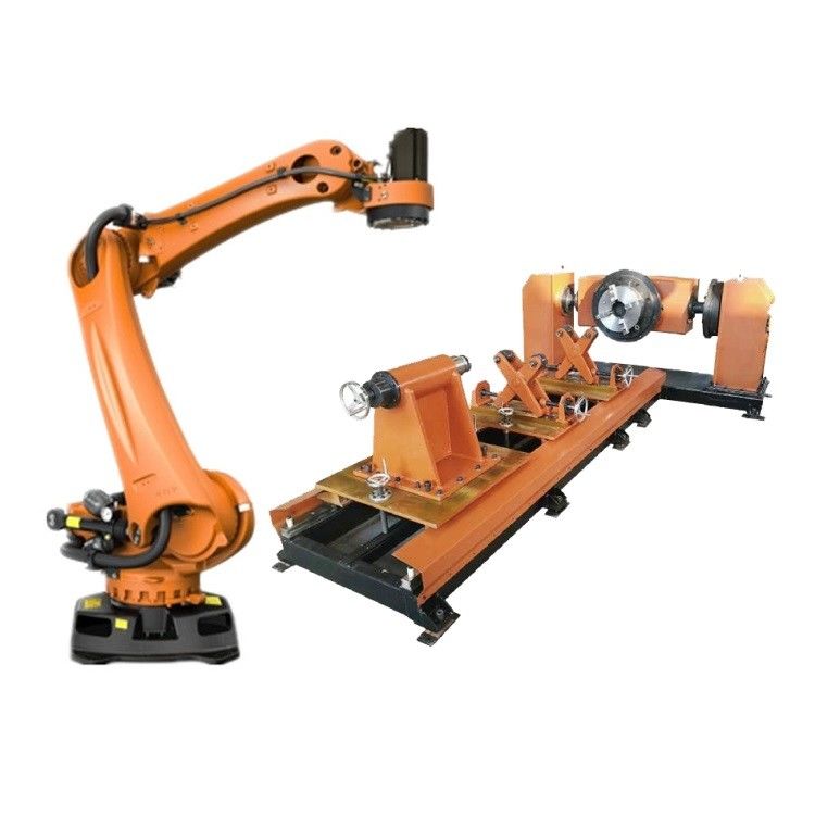 Kuka 6 Axis Robotic Arm KR 16 R2010-2 With CNGBS Welding Positioner For ...