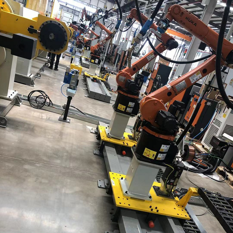 Robot Rails With 2500kg Payload And 3200mm Reach With Abb Robot And Other Robots As Guide Rail