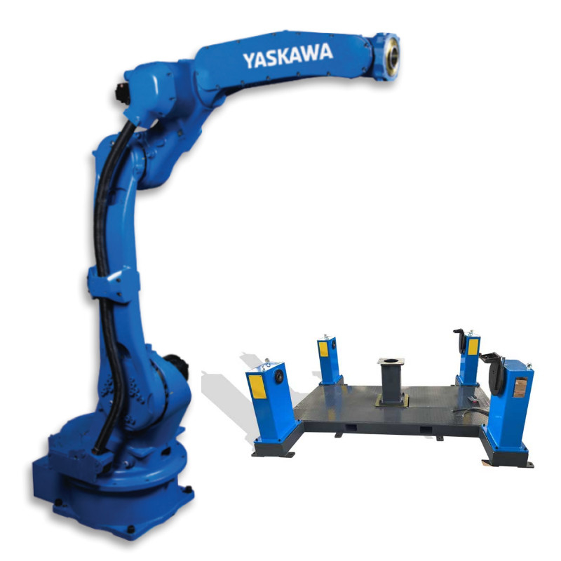 Yaskawa 6 Axis Welding Robot Arm MOTOMAN GP25 With CNGBS Positioner For Factory As Laser Welding ...