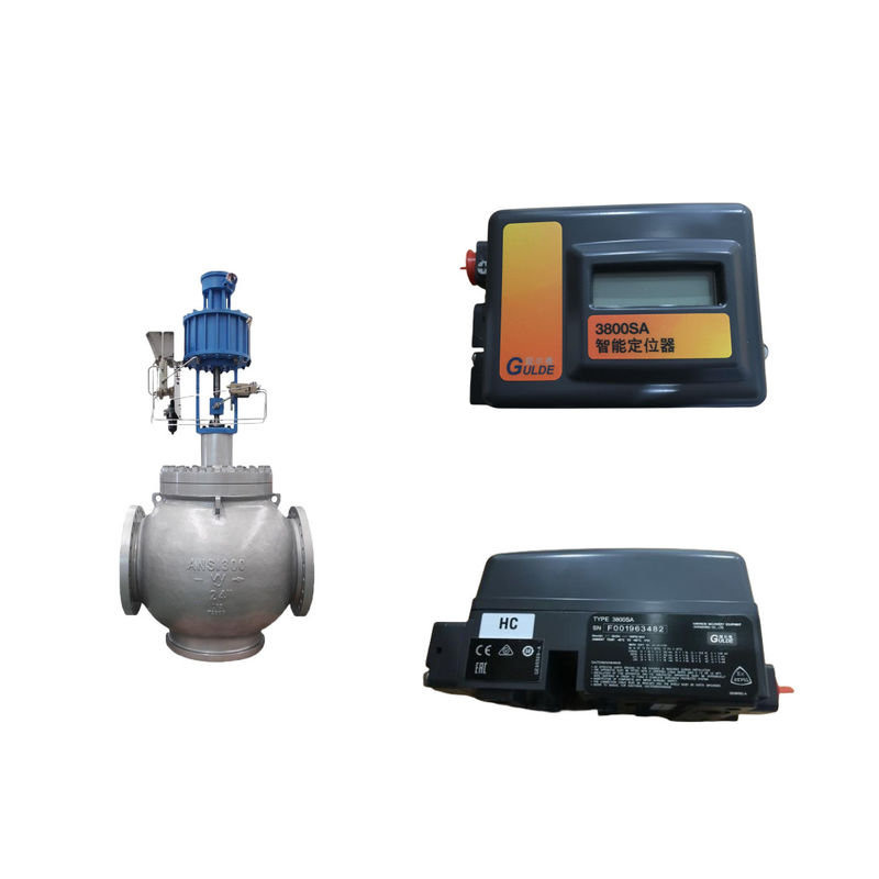 Samson 3372 actuator Control Valve with FISHER 3800sa Smart Valve ...