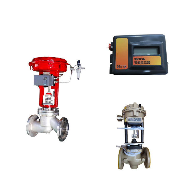 Samson 3372 actuator Control Valve with FISHER 3800sa Smart Valve ...