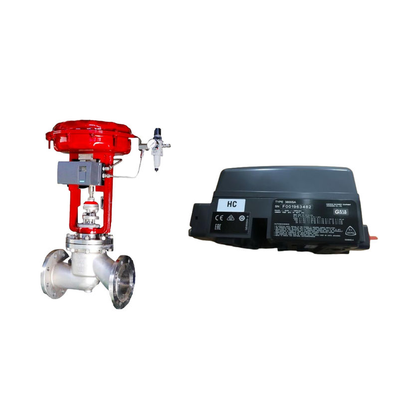 Control Valve With Fisher 3800as Positioner and ASCO Series 210 ...