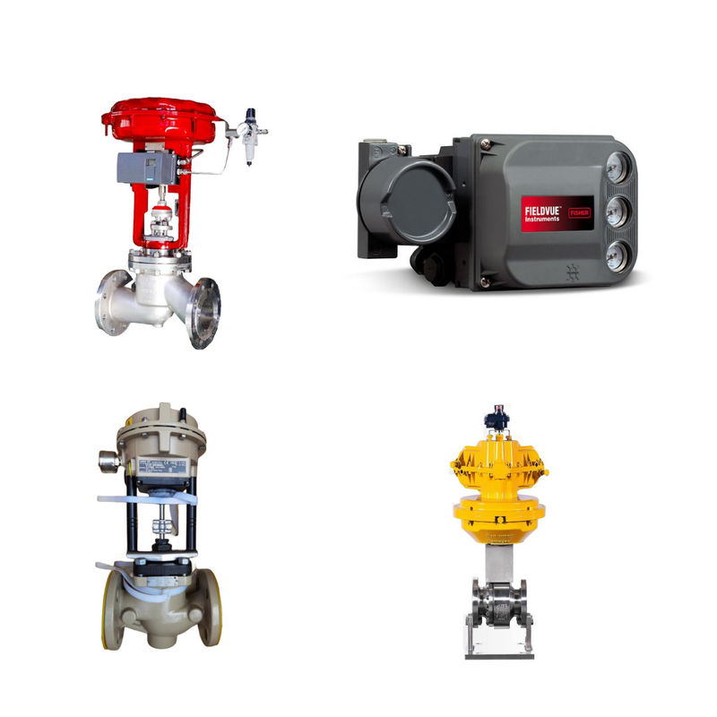 Pneumatic Control Valve With Positioner FISHER DVC6200 Smart Valve ...
