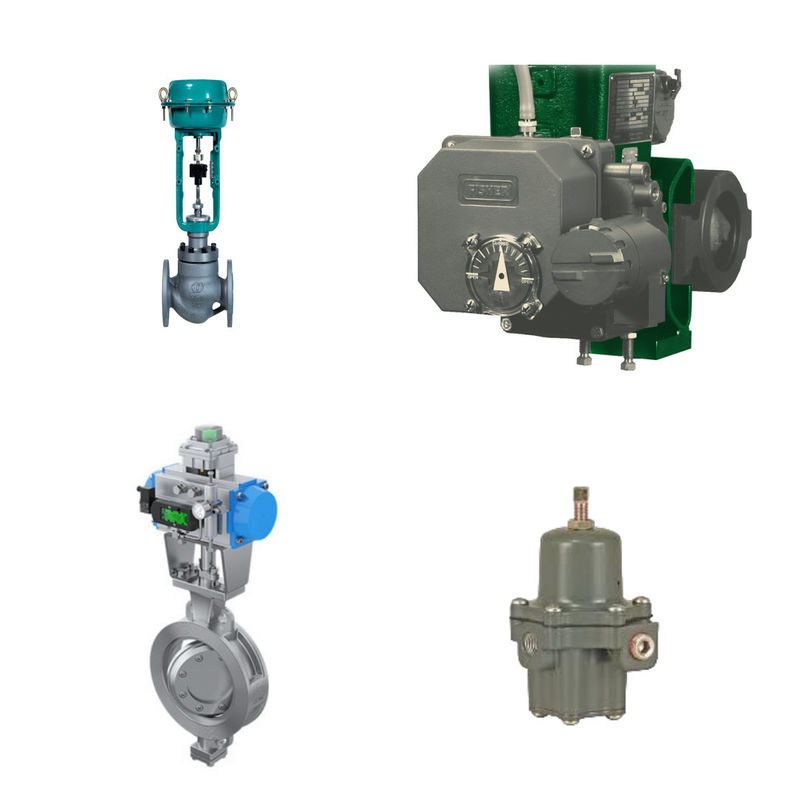 High Performance Control Valve With Fisher 3720 Electro-Pneumatic ...