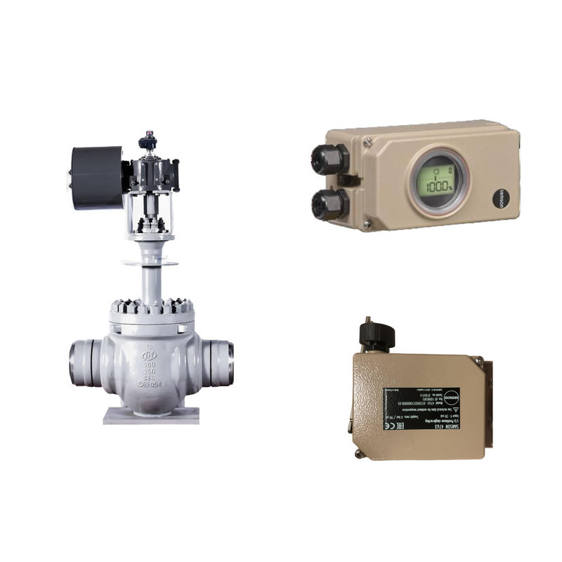 Pneumatic Control Valve With Hard communication Samson Electropneumatic ...