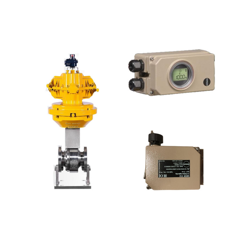 Pneumatic Control Valve With Hard communication Samson Electropneumatic ...