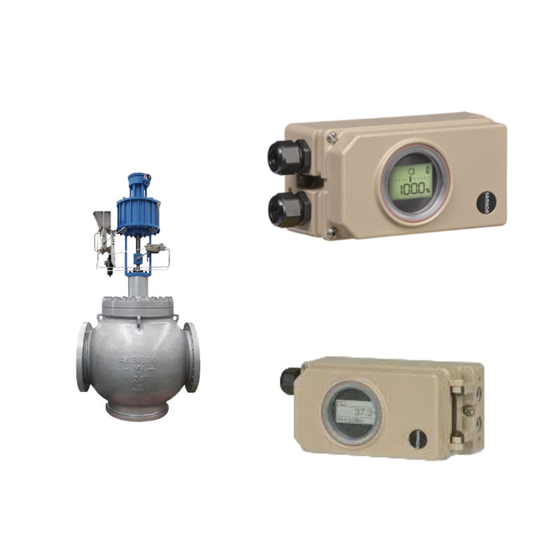 Pneumatic Control Valve With Hard communication Samson Electropneumatic ...