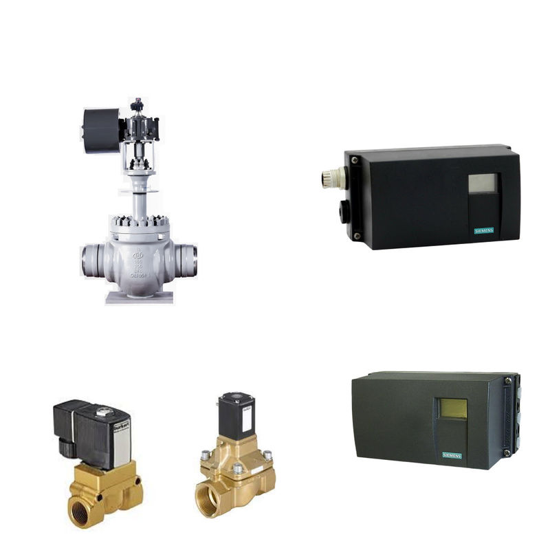 Pneumatic Control Valve Positioner Siemens SIPART PS2 And Burket ...