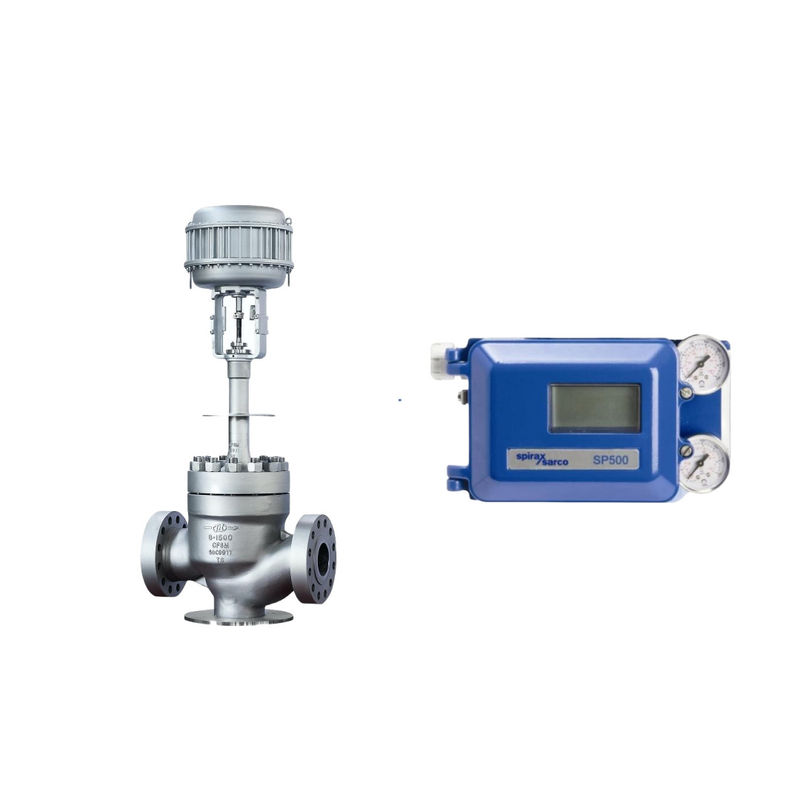 Pneumatic Valve With Spirax Sarco Smart Valve Positioner SP500 And ...