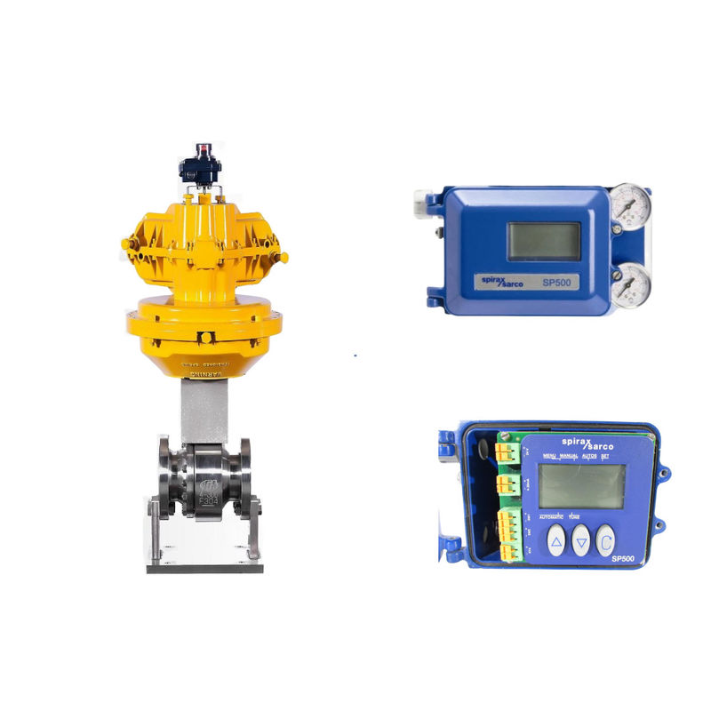 Pneumatic Spirax Sarco Smart Valve Positioner SP500 And Burkert ...