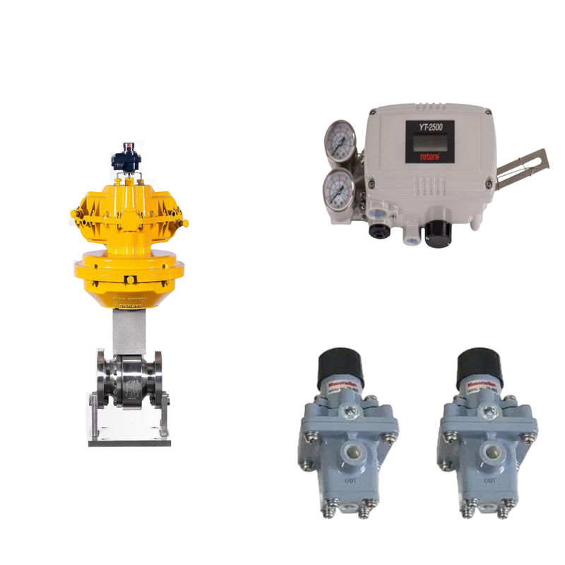 Pneumatic Control Valve With Original Rotork YT-2500 Smart Valve ...