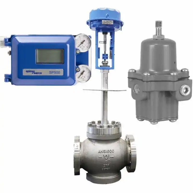Flow Control Valve With Spirax Sarco Valve Positioner SP500 Smart ...