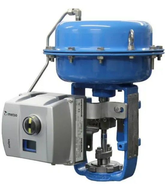 Chinese Control Valve With Neles Valve Positioner ND9000 and pnematic ...