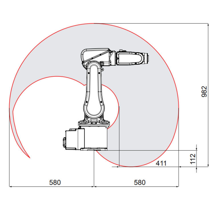 ABB IRB 120 6 Axis Industrial Robotic Arm With CNGBS Gripper For Flexible And Compact Production