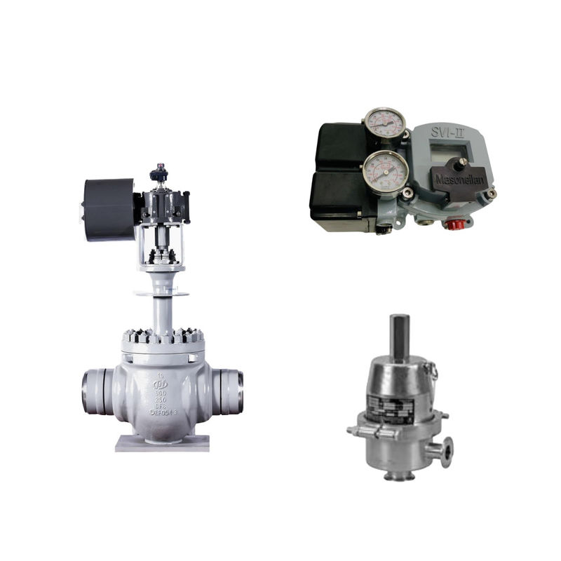 Pneumatic Control Valve With Masoneilan SVI2-22123121 Positioner And ...