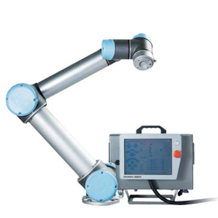 UR10 Universal Robot Cobot With Gripper As Assembly Machine For Engine Assembly