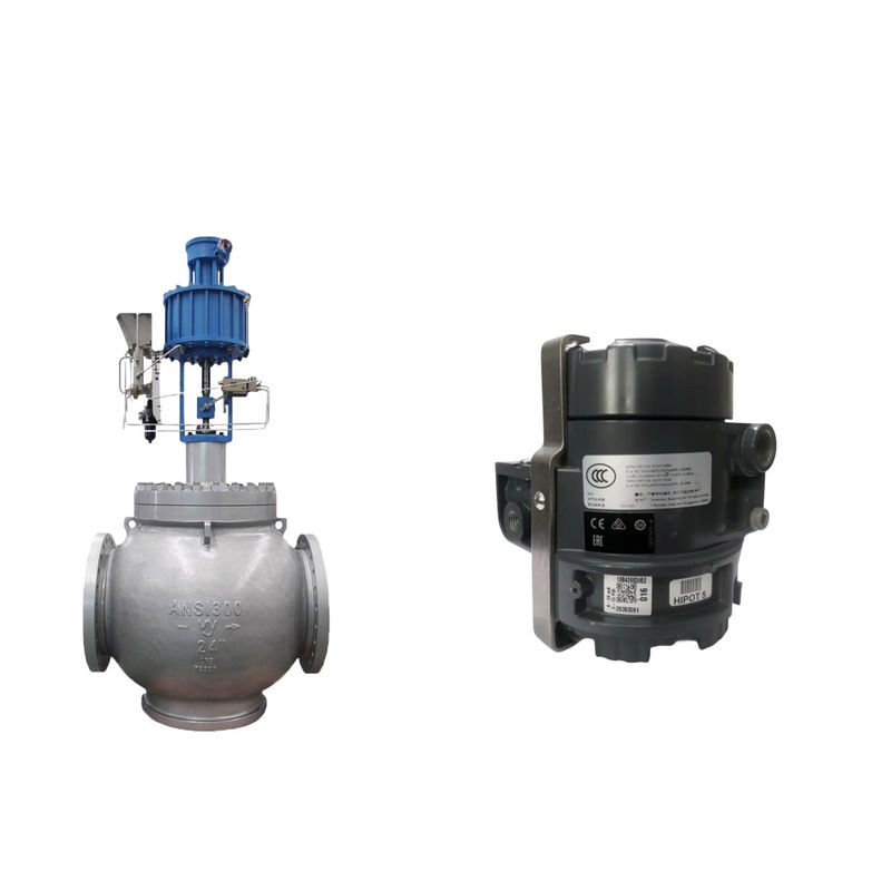 Globe Valve With Masoneilan SVI2-AP Series Valve Positioner And Fisher ...