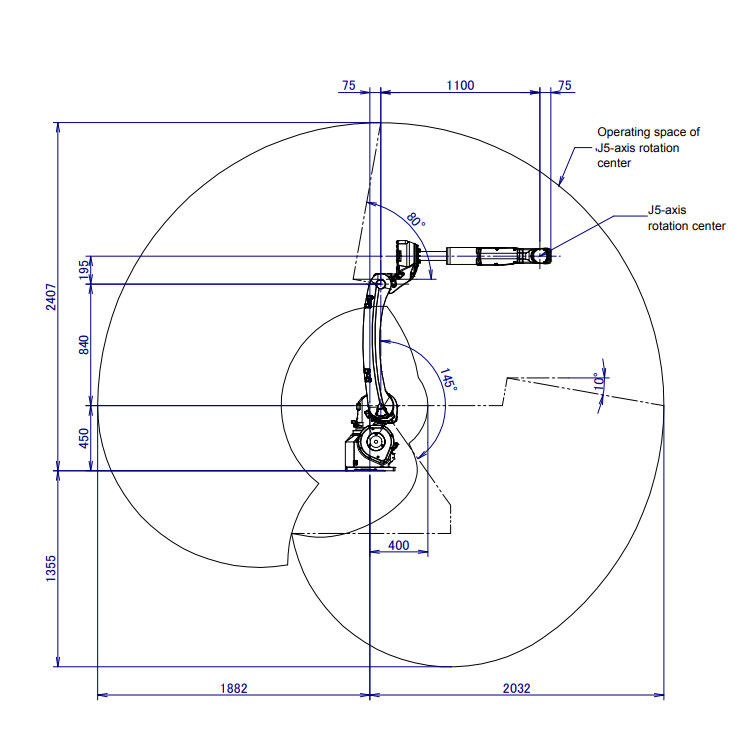 Fanuc M-10iD/8L As 6 Axis Robots Arm For Sale Of Industrial Robot With ...