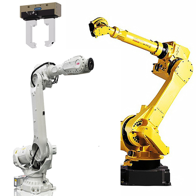Schunk Robotic Gripper For Fanuc Irb6700 And Kr210 Robot In Plant Of Food Industry