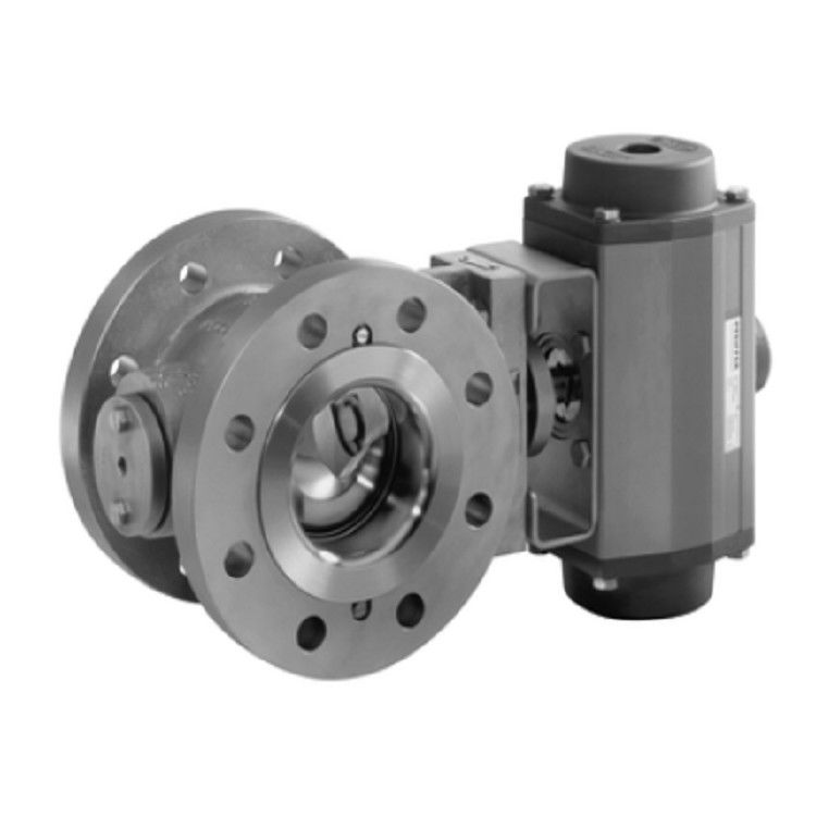 Pneumatic Control Segmented Ball Valve Electric Supply Corrosion Resistance