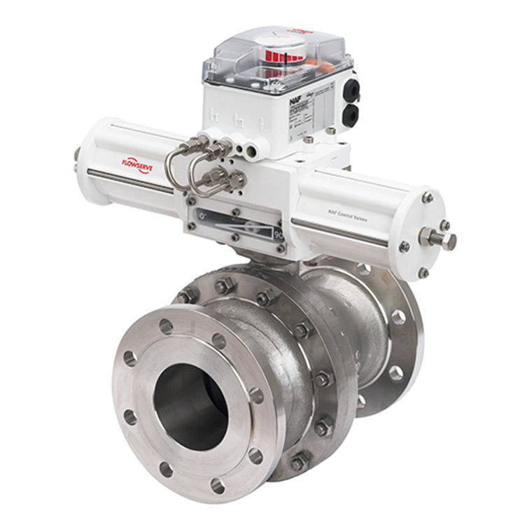 High Strength Pneumatic Control Valve Class 150 - 300 Pressure ANSI B16 ...