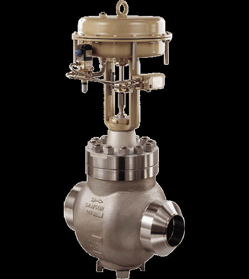 Samson Globe Valve 3251combination with actuators to regulate flow rate ...