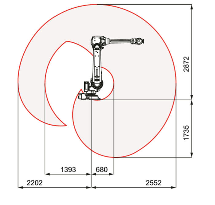Medium Industrial Robots ABB IRB 4600 Robotic Welding Machine With 6 Axis