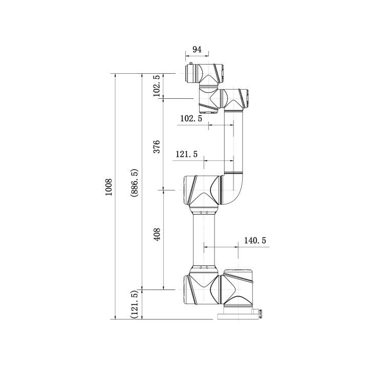 Aubo I5 Collaborative Robot With 5kg Playload 6 Aixs Robot Arm As Other Welding Equipment Of Cobot