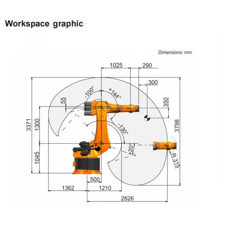 High Payload Robot KR360 R2830 Of Robotic Welding Used For Polishing ...