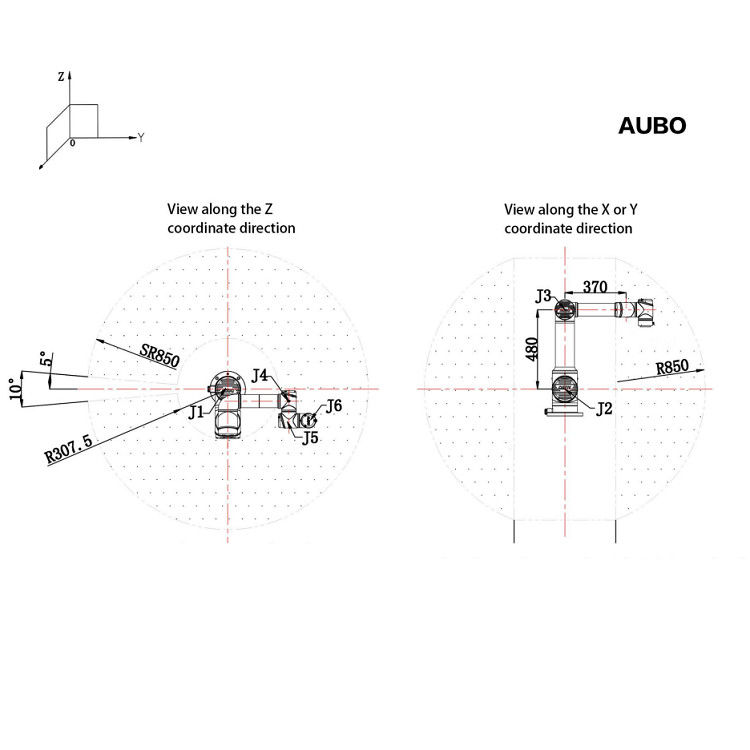 AUBO Largest Collaborative Robot Of AUBO I16 With 16KG Payload Manipulator For Dispensing And ...