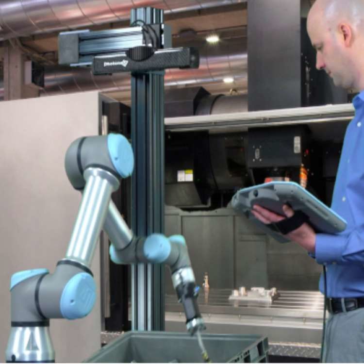 Automatic Robotic Arm 6 Axis Ur5e Cobot Robot With Cngbs Robot Gripper As Pick And Place Robot