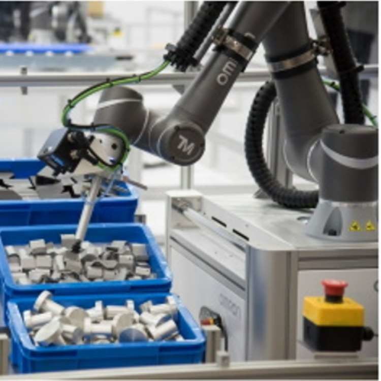 Robot Arm 6 Axis OMRON TM14M With Visual Camera Handling Robot As Cobot