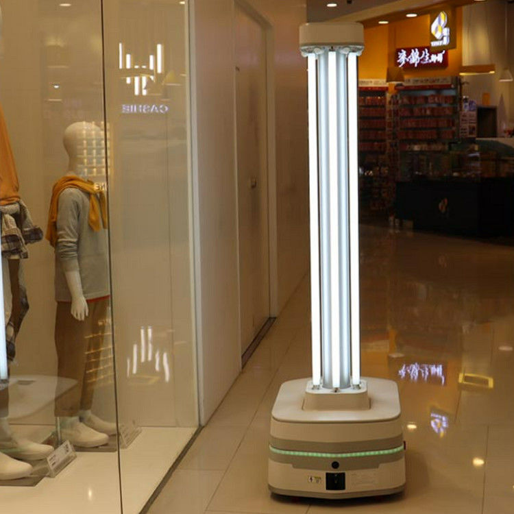 Geek+ AGV Robot Uv Light Smart UV Disinfection Robot The Public Health ...