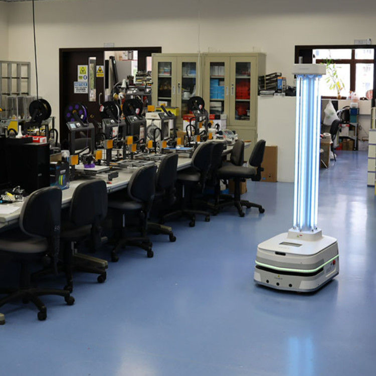 Geek+ AGV Robot Uv Light Smart UV Disinfection Robot The Public Health ...
