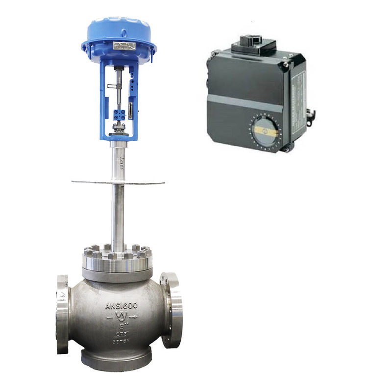 Low Temperature Pneumatic Flow Control Valve With Metso Neles Valve ...