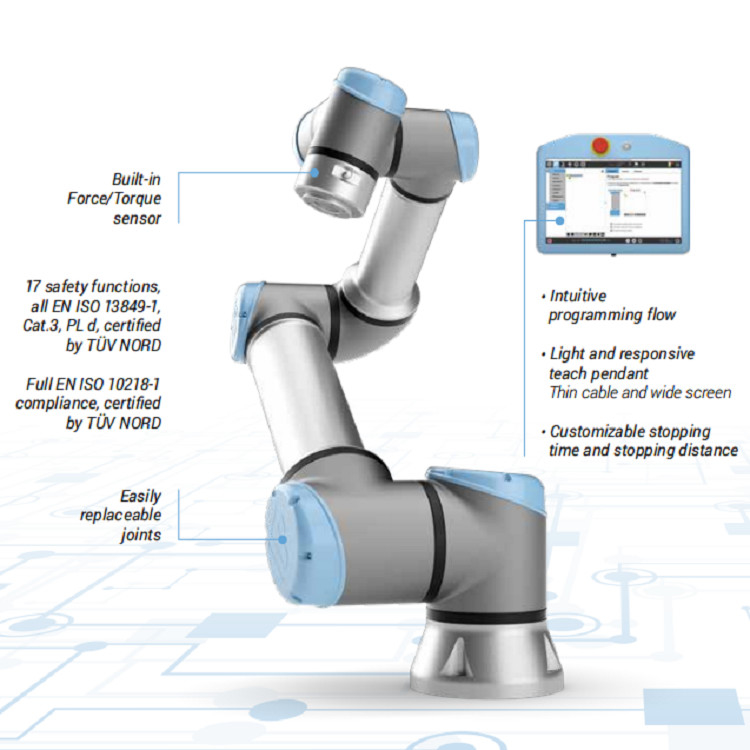 Ur Universal Robots Ur3 Cobot Robot With Onrobot Rg6 Gripper And Cognex Visual System For Cobot