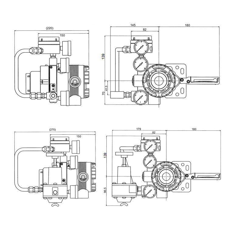 Smart Pneumatic Control Valve Positioner AVP300 With Fisher Valve